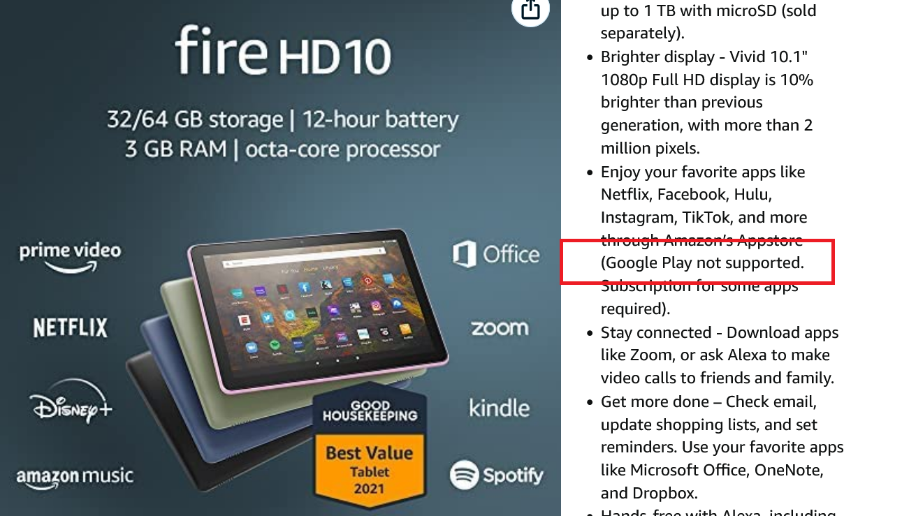 App from Google Play: no go!